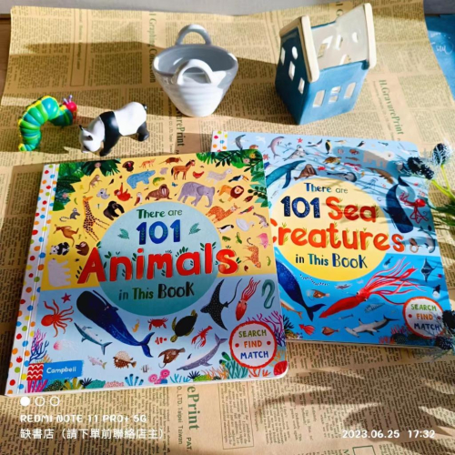 現貨英文翻翻書There Are 101 Animals /Sea Creatures in This Book🍀缺書店 - 缺書店【英文童書 ...