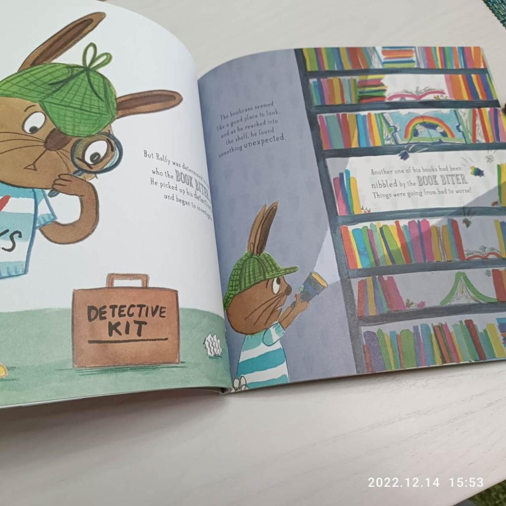 現貨🍀Beware! Ralfy Rabbit and The Book Biter🍀幽默有趣的故事鼓勵孩子對閱讀的熱愛 - 缺書店【英文童書 ...