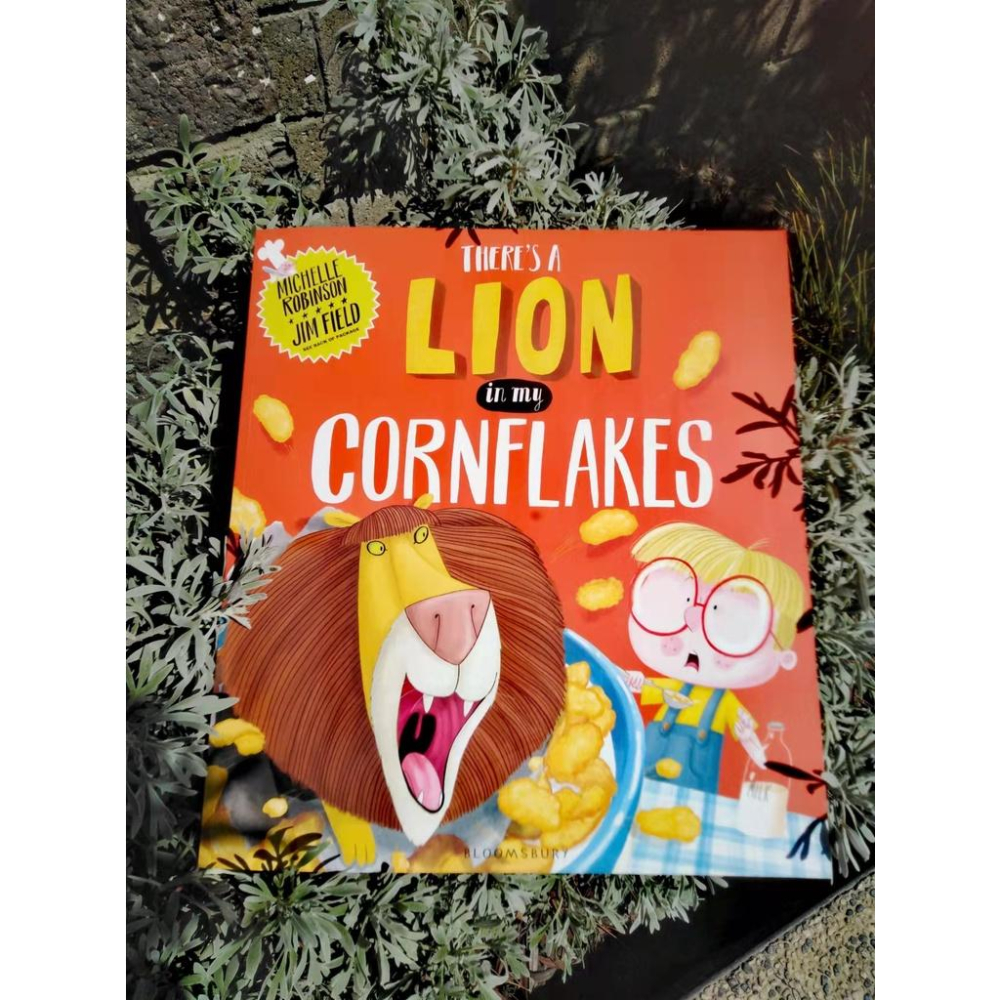 現貨🍀平裝英文幽默繪本There＇s A Lion in My Cornflakes🍀Michelle Robinson - 缺書店【英文童書 ...