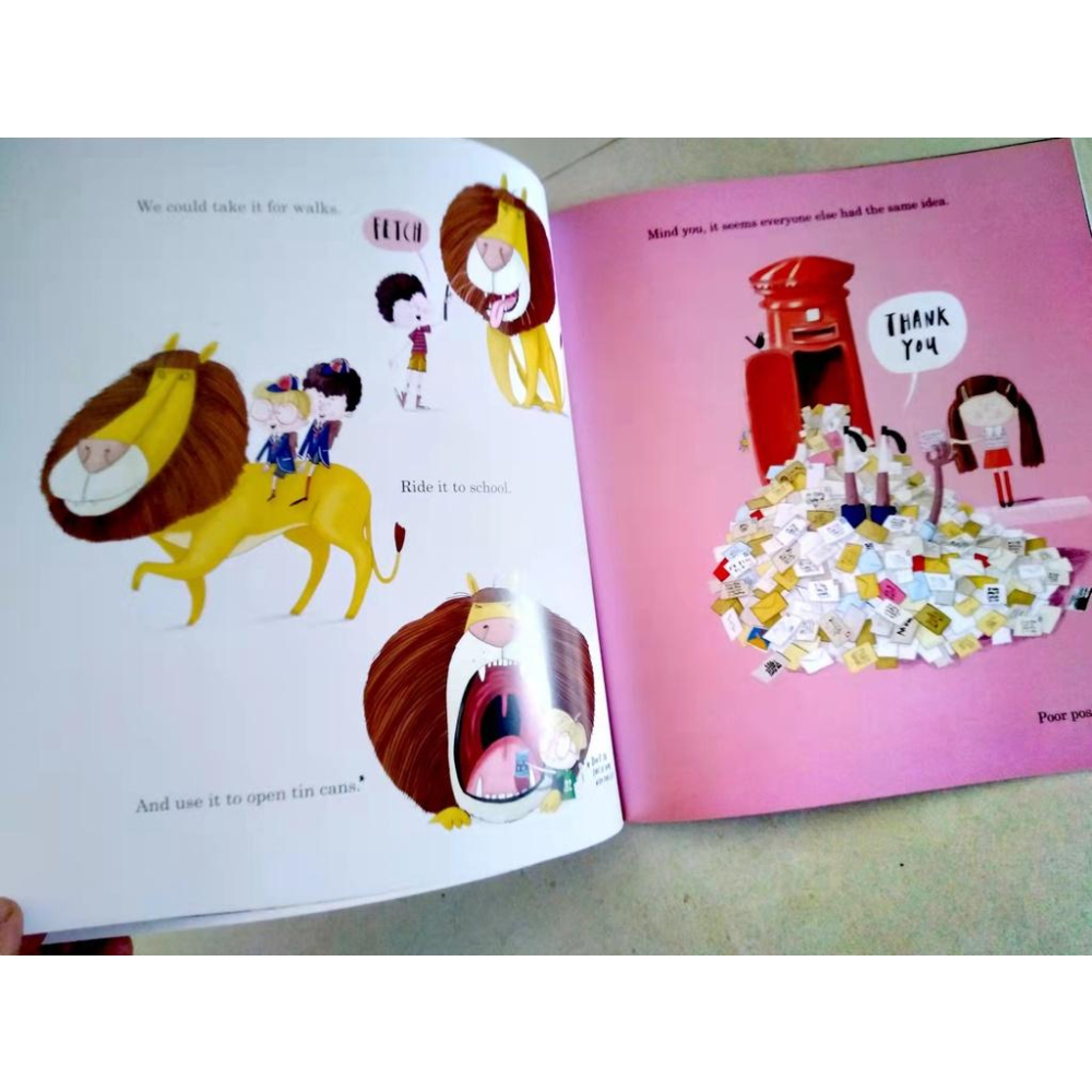 現貨🍀平裝英文幽默繪本There＇s A Lion in My Cornflakes🍀Michelle Robinson - 缺書店【英文童書 ...