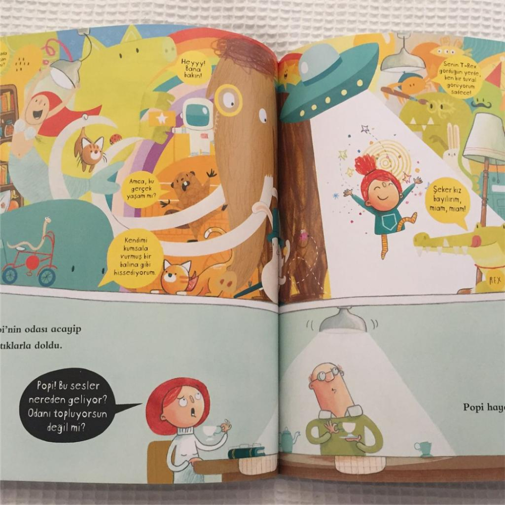 現貨平裝英文繪本Poppy Pickle:A Little girl with A Big Imagination翻翻書 - 缺書店【英文童書 ...