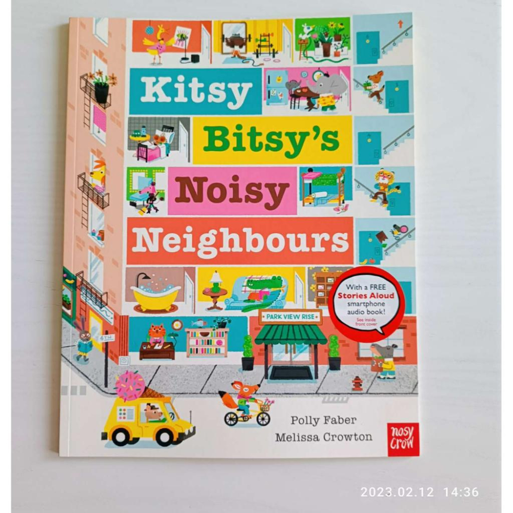 現貨🍀Nosy Crow 英文繪本Kitsy Bitsy＇s Noisy Neighbours書上有QR Code聽音檔 - 缺書店【英文童書 ...