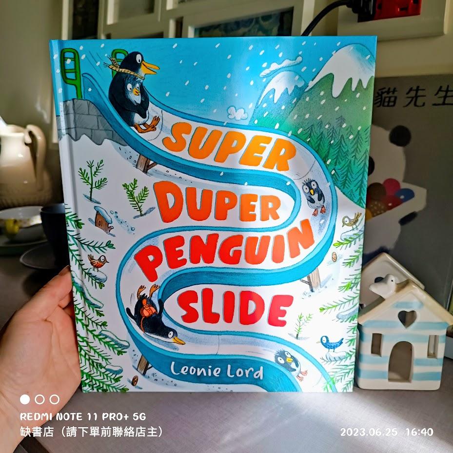 現貨🍀經典精裝英文繪本Super Duper Penguin Slide 【英國版】Leonie Lord【缺書店】 - 缺書店【英文童書繪本 ...