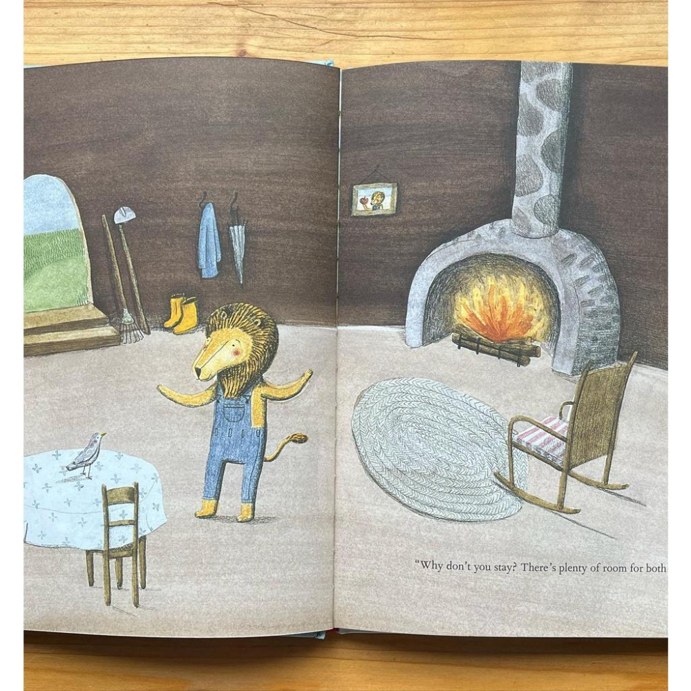 精装英文繪本🍀The Lion and the Bird🍀Marianne Dubuc色鉛筆插圖色調柔和故事詩意暖心 - 缺書店【英文童書繪本 ...