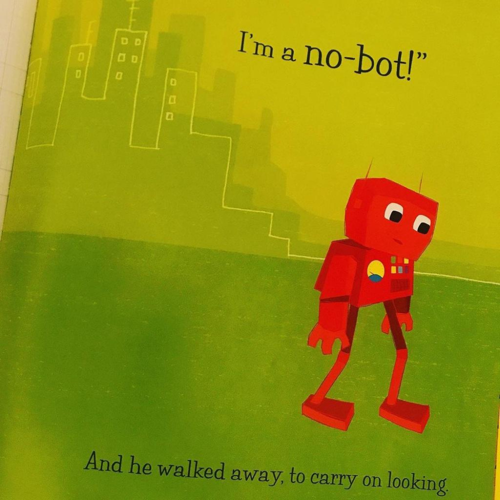 現貨英文幽默繪本No-Bot The Robot With No Bottom讓大人小孩開懷大笑的書Sue Hendra - 缺書店【英文童書 ...