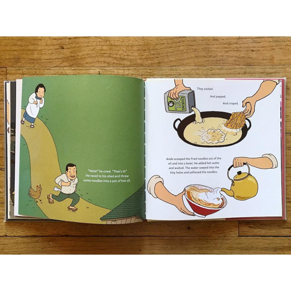 現貨精裝英文繪本🍀Magic Ramen: The Story of Momofuku Ando🍀安藤百福研發杯麵的故事 - 缺書店【英文童書 ...