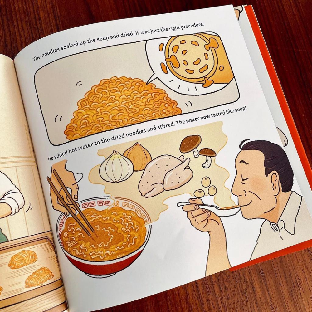 現貨精裝英文繪本🍀Magic Ramen: The Story of Momofuku Ando🍀安藤百福研發杯麵的故事 - 缺書店【英文童書 ...