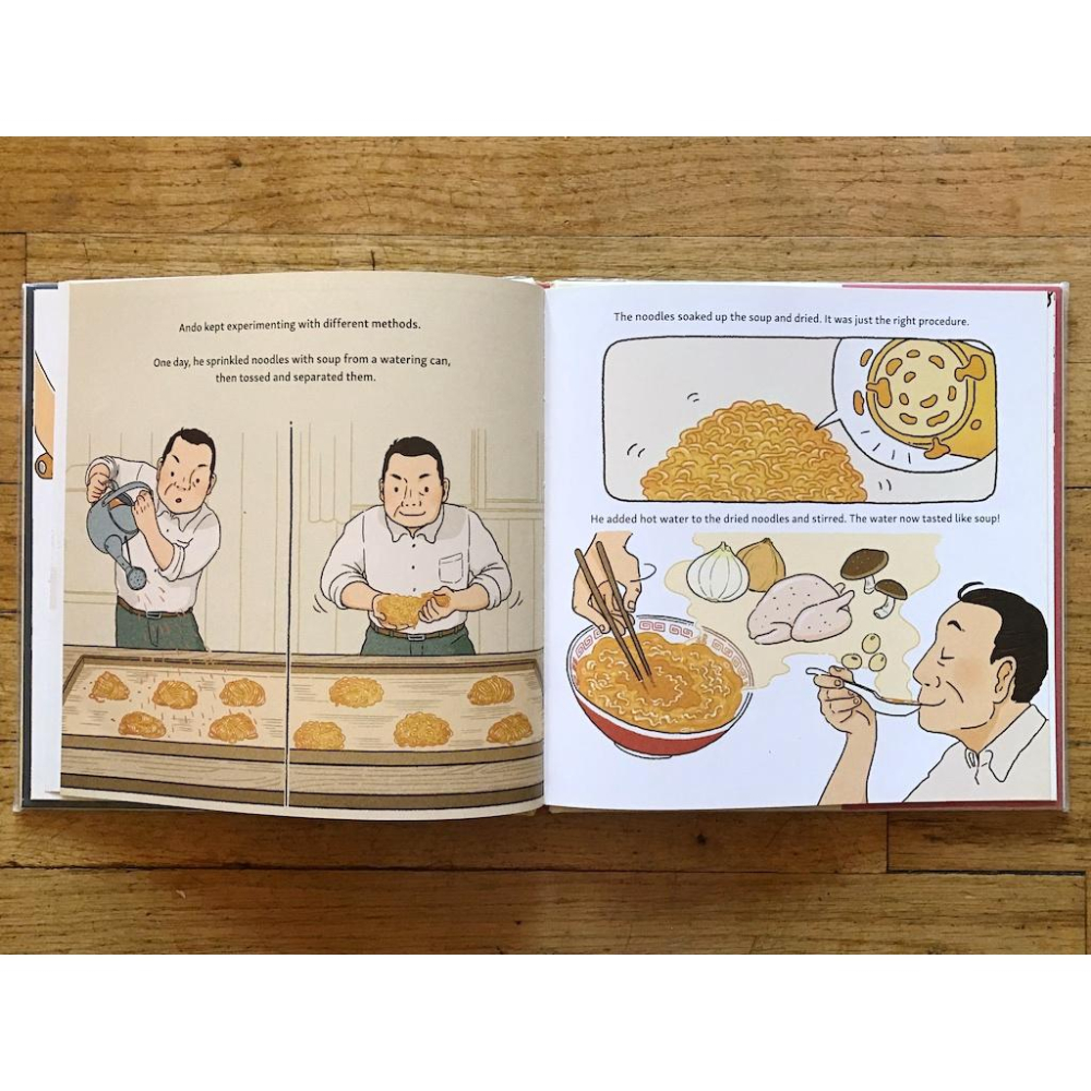現貨精裝英文繪本🍀Magic Ramen: The Story of Momofuku Ando🍀安藤百福研發杯麵的故事 - 缺書店【英文童書 ...