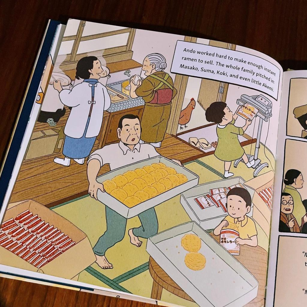 現貨精裝英文繪本🍀Magic Ramen: The Story of Momofuku Ando🍀安藤百福研發杯麵的故事 - 缺書店【英文童書 ...