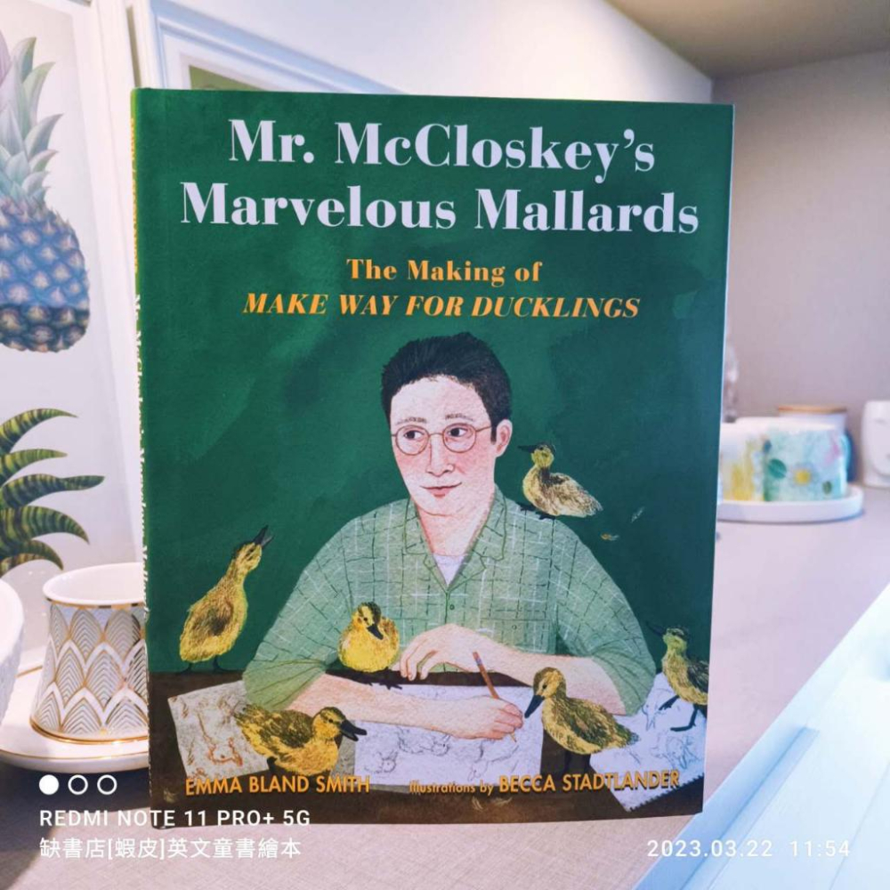訂購🍀Mr.McCloskey＇s Marvelous Mallards🍀Make Way for Duck創作幕後花絮 - 缺書店【英文童書 ...