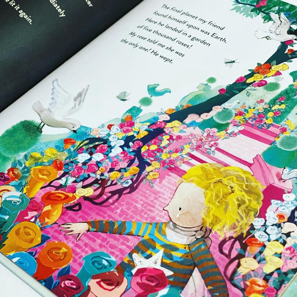 現貨🍀精裝英文經典童話繪本版🍀The Little Prince🍀Sarah Massini畫風唯美夢幻🍀【缺書店】 - 缺書店【英文童書繪本 ...