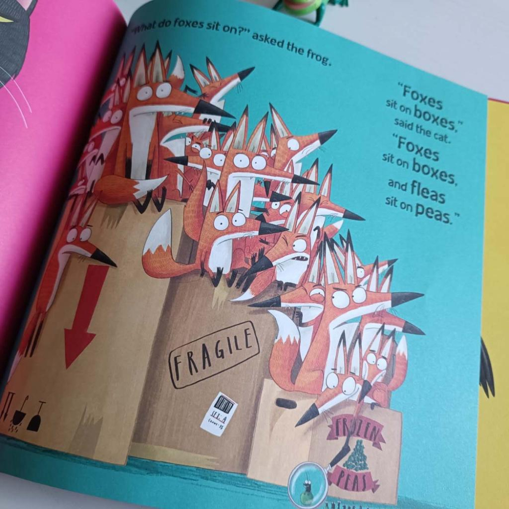 【贈音檔】現貨 🍀精裝英文幽默繪本Frog on a Log? Oi Frog系列押韻🍀Jim Field - 缺書店【英文童書繪本專賣】請 ...