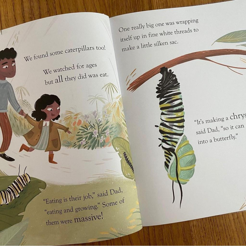 訂購🍀平裝英文繪本My Butterfly Bouquet🍀插畫家Nicola Davies🍀小女孩和蝴蝶 - 缺書店【英文童書繪本專賣】請 ...