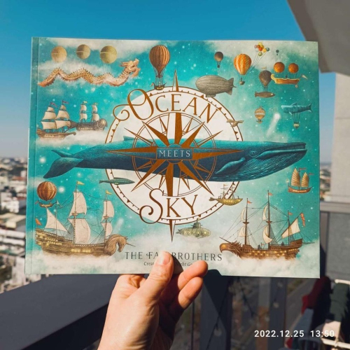 贈音檔🍀格林納威獎獲獎英文繪本Ocean Meets Sky🍀The Fan Brothers范恩兄弟🍀缺書店 - 缺書店【英文童書繪本專賣 ...