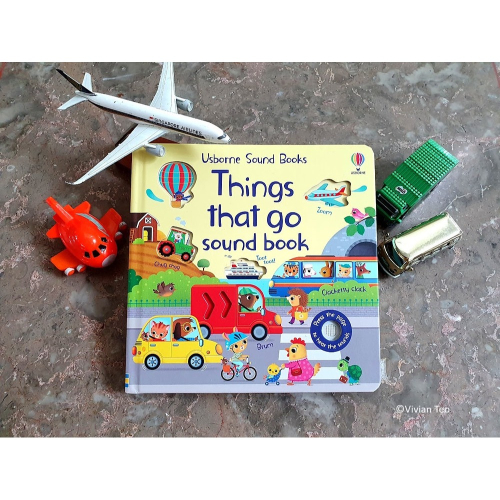 缺書店🍀Usborne英文啟蒙 硬頁音效書🍀Things That Go Sound Book🍀交通工具主題 - 缺書店【英文童書繪本專賣】請 ...