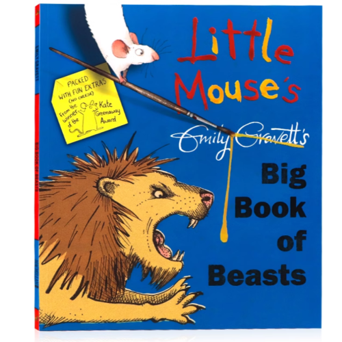 缺書店🍀平裝英文繪本Little Mouse＇s Big Book of Beasts🍀Emily Gravett - 缺書店【英文童書繪本 ...