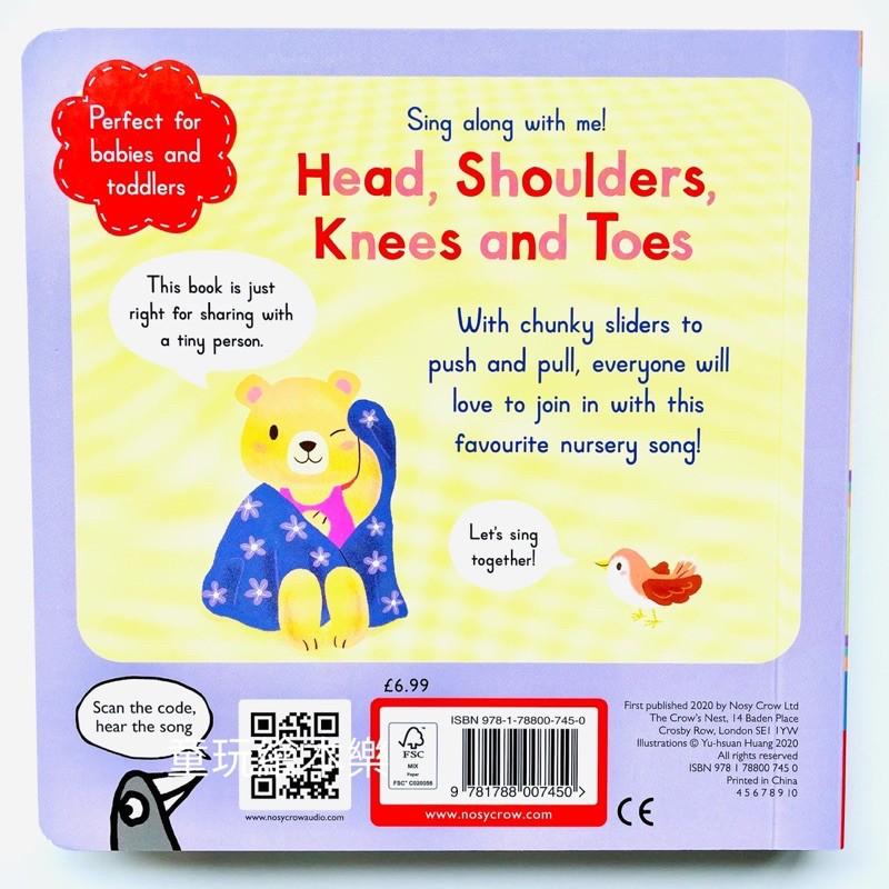 預售《童玩繪本樂》聽唱玩遊戲書 Sing along HEAD SHOULDERS KNEES AND TOES - 童玩繪本樂
