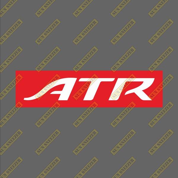 ATR 紅 航太公司 LOGO 橫幅防水3M貼紙 尺寸120X30MM - 太陽噴嚏 空紙部 Airline Stickers - iOPEN ...