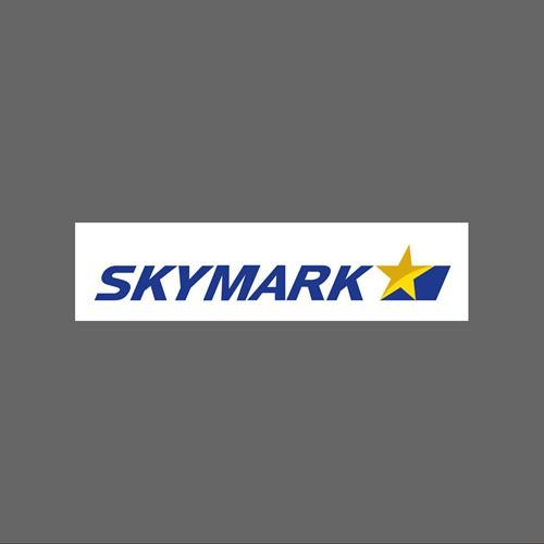 天馬航空 SKYMARK LOGO 橫幅 防水3M貼紙 尺寸120x30mm - 太陽噴嚏 空紙部 Airline Stickers - iOPEN Mall