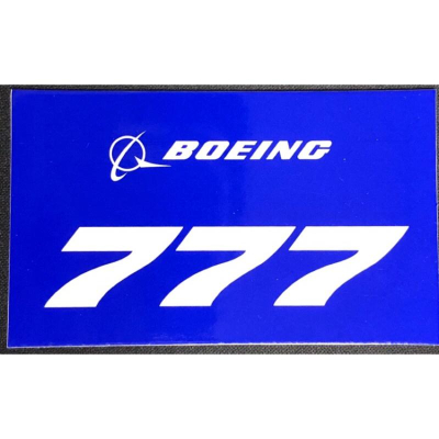 現貨 波音 官方 777 藍貼紙 Boeing Blue Sticker - 太陽噴嚏 空紙部 Airline Stickers ...