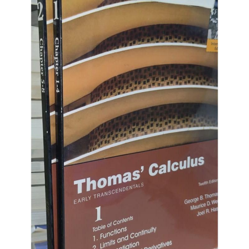 Thomas＇ Calculus 1+2 (12/e) 9780321636324 書況佳 2010 @7s5 二手書 - 無他二手書 ...