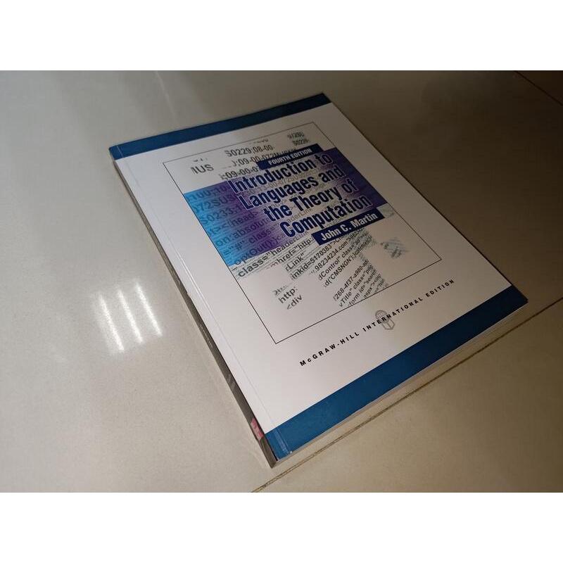 Languages and the Theory of Computation 4e Martin 書況佳@KT 二手書 - 無他二手書 - iOPEN Mall