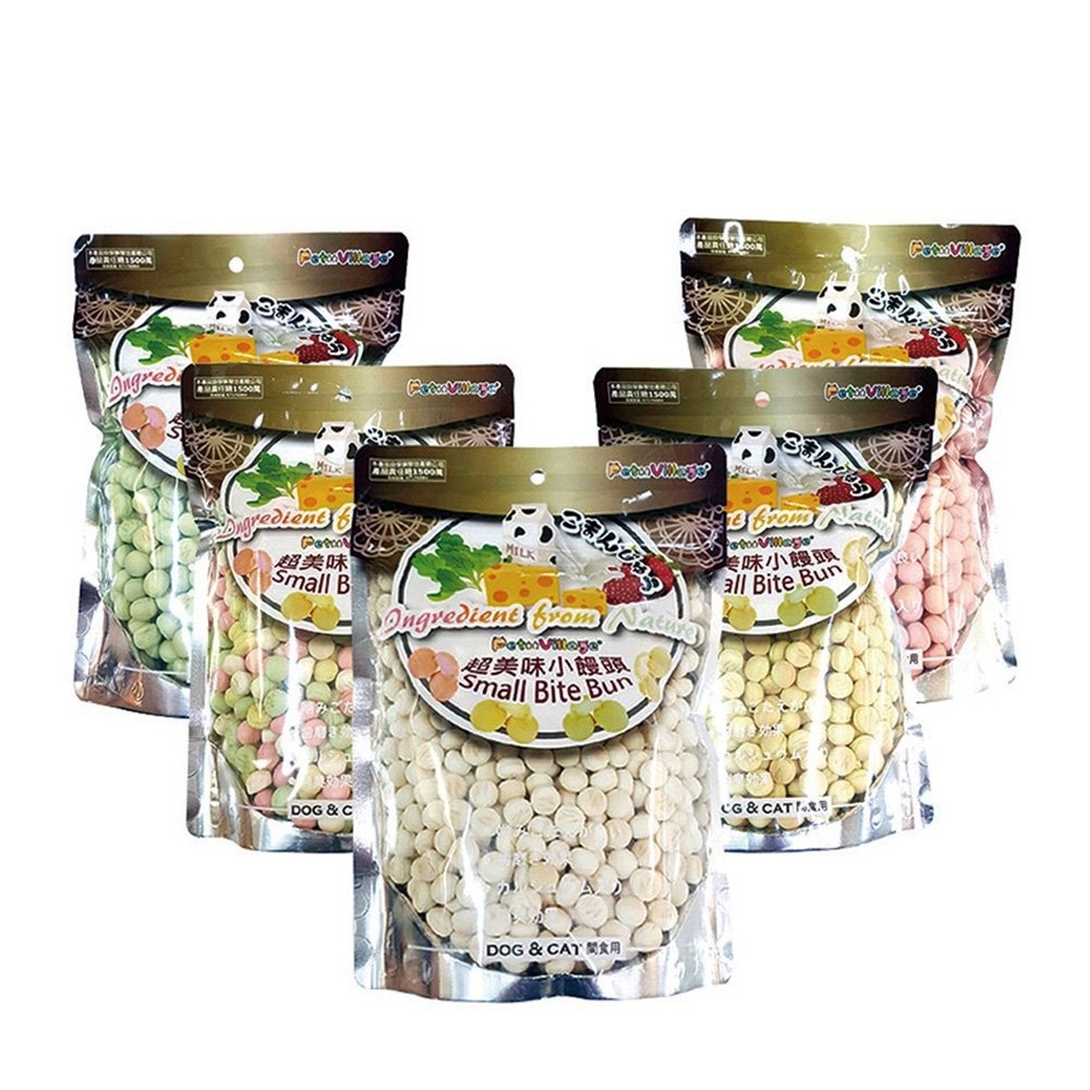 魔法村Pet Village PV超美味小饅頭 270g平衡菠菜｜綜合滋味｜香濃牛奶｜補鈣起司｜美味草莓『WANG』 - Wang旺寵物精品 - iOPEN Mall