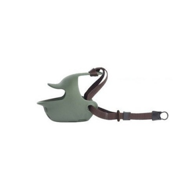 日本OPPO【quack face 扁鼻狗專用嘴套M號】紅/綠 兩色可選 犬用嘴套【免運】 - Wang旺寵物精品