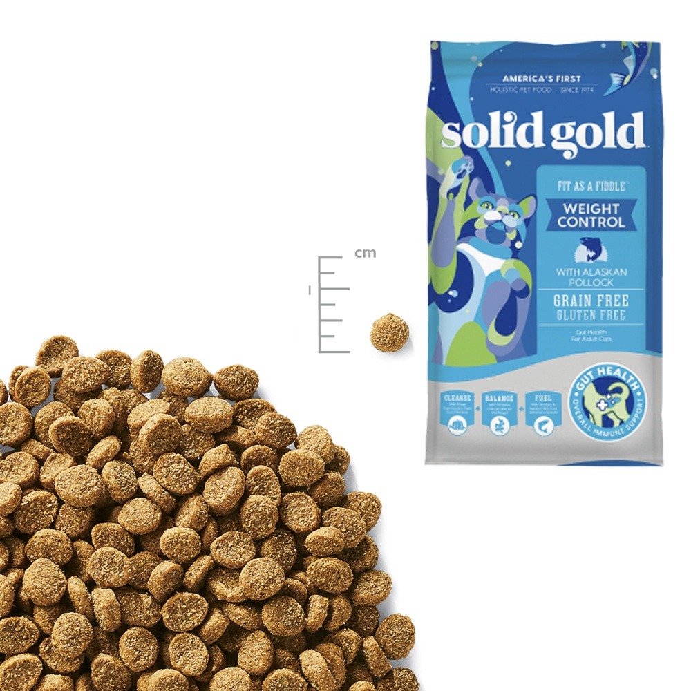 Solid Gold 素力高 天然貓糧12LB(5.44kg)【免運】低敏 室內化毛 熟齡體控 『WANG』 - Wang旺寵物精品