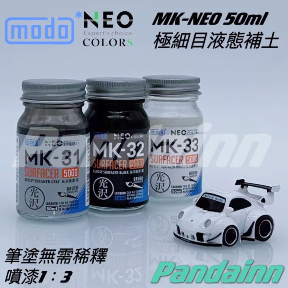[Pandainn] 摩多 modo MK NEO 光澤底漆 模型漆 硝基漆 MK31 MK32 MK33 摩多製造所 - Pandainn - iOPEN Mall