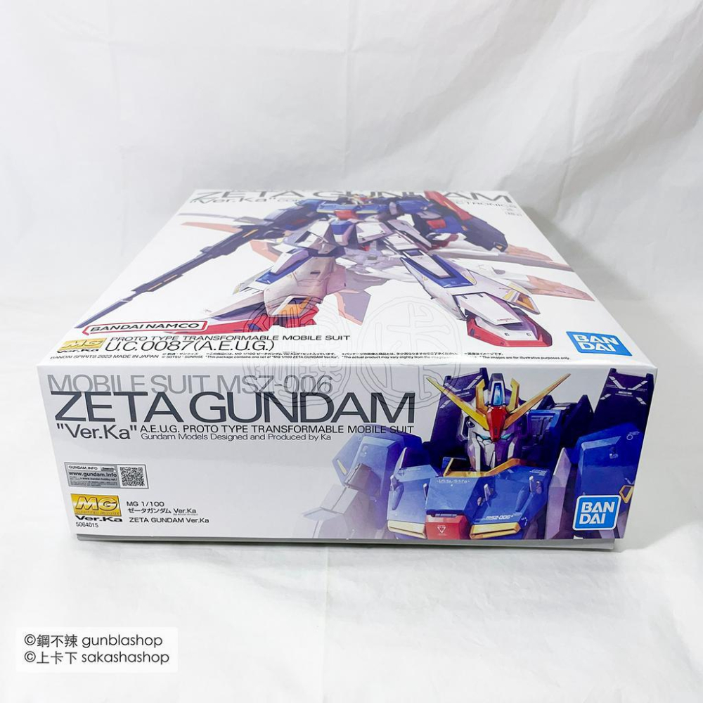 BANDAI 萬代 現貨 MG Z鋼彈 Ver.Ka Zeta 5064015 鋼不辣商舖 - 鋼不辣商舖 - iOPEN Mall