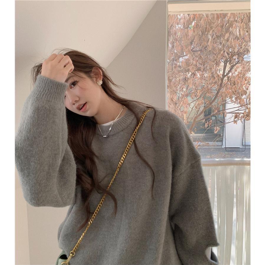 預購中 ⓇⒺⓃⒶ｜慵懶最高級🤎｜洞洞套頭毛衣_百搭/韓系/寬鬆/顯瘦/毛衣【R21391】 - RENA小舖 - iOPEN Mall