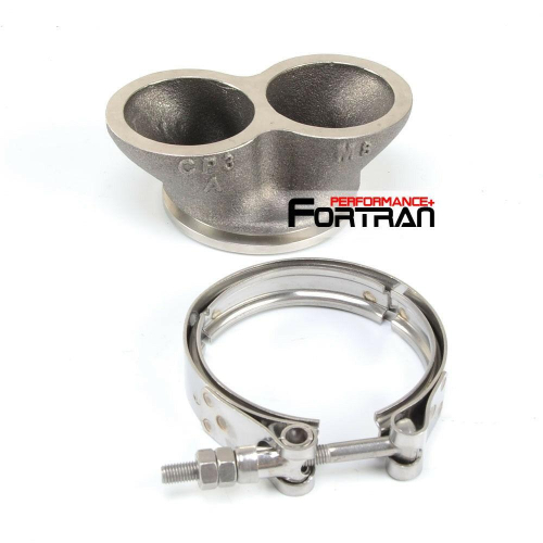 Adapter V-band Twin scroll inlet Fit Tial GT30/35 813444-1 - 豐丞動力科技有限公司 ...