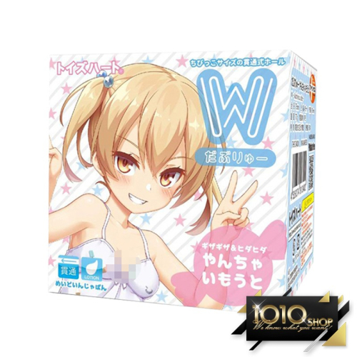 【1010SHOP】日本 TH 對子哈特 W系列 調皮妹妹 貫通自慰套 飛機杯 自慰器 動漫名器 情趣用品 - 1010SHOP - iOPEN Mall