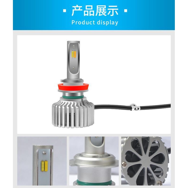 YLC。三色溫60W 9000LM LED大燈 H1/H4/HS1/H7/H8/H11/9006/H16 CSP - YLC。雨刷／HID／LED／汽機車配件百貨 - iOPEN Mall