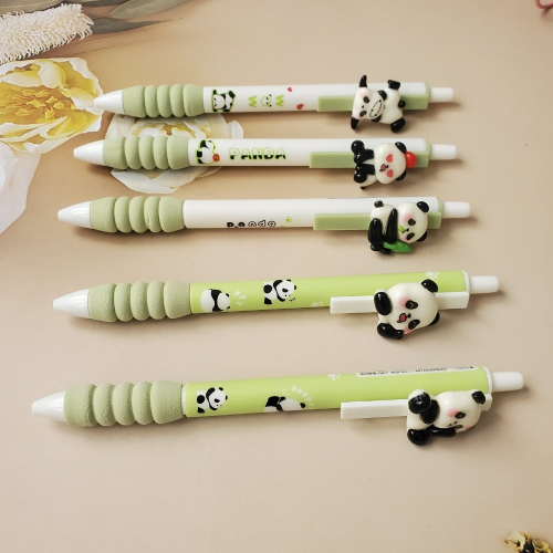 PAMDA 熊貓筆 花花果賴 速乾順滑0.5 黑色 原子筆 簽字筆 隨機1款 現貨 - 柳漾美妝旗艦館 - iOPEN Mall