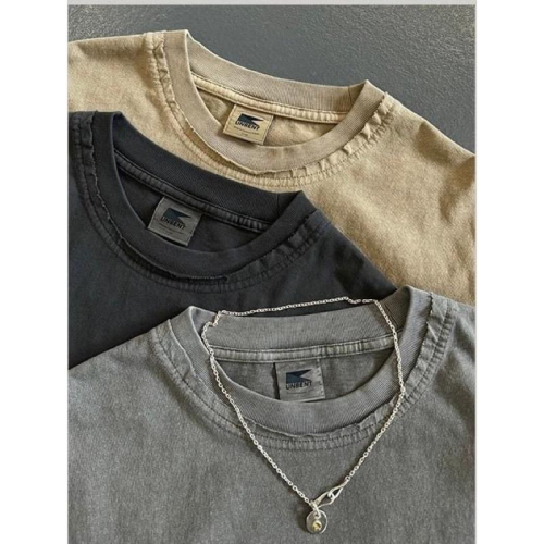 Unbent Double layered collar washed tshirt 復古水洗 短t - TATA購.潮流代購 - iOPEN ...