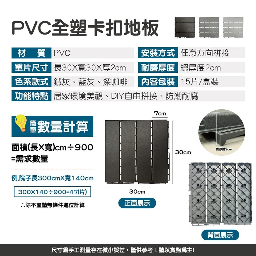 【ENJOY LIFE】PVC全塑防滑卡扣地板 全塑 抗摔 卡扣地板 免膠拼接戶外地板 陽臺地板 拼接地板 防水地板 - 【ENJOY ...