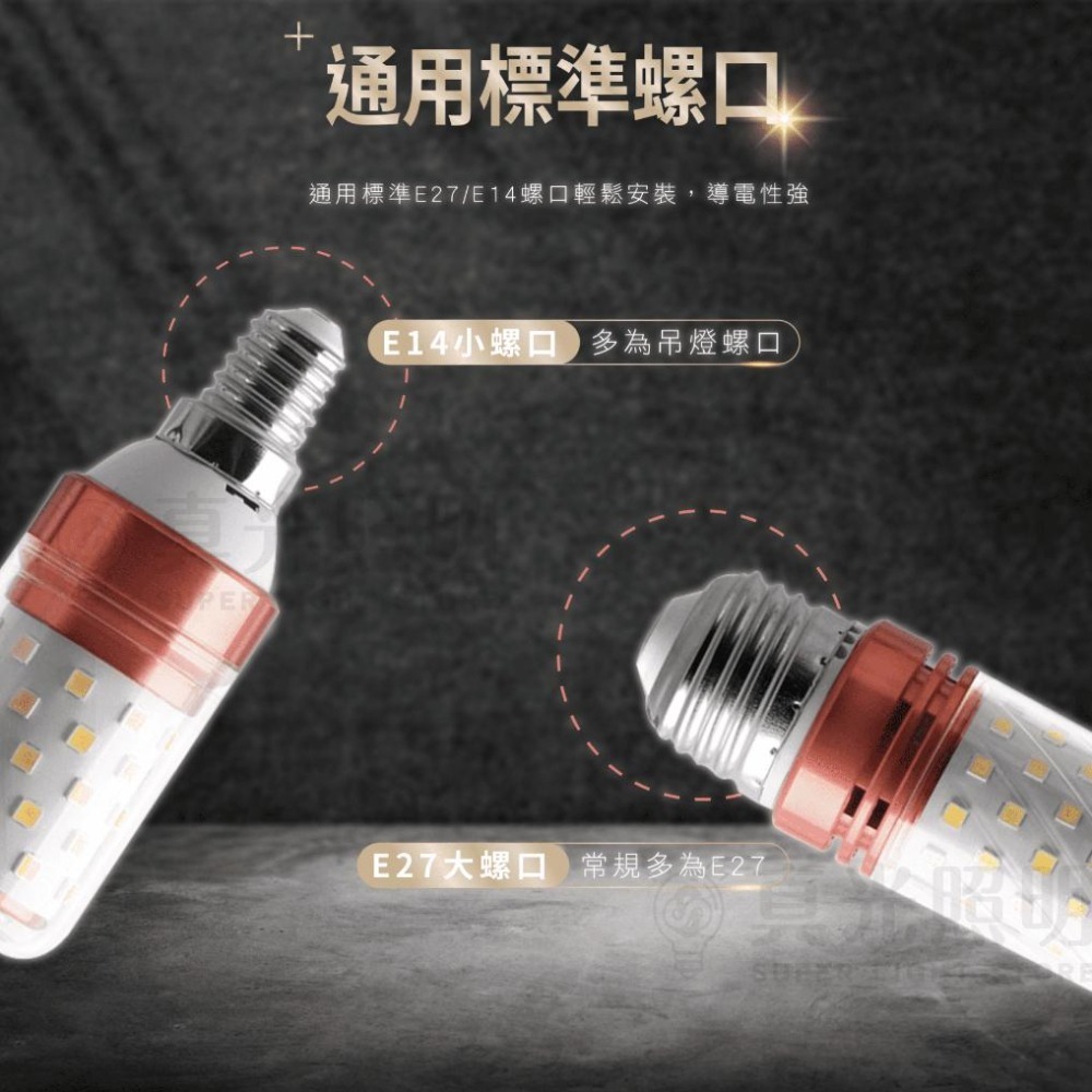 🔥台灣現貨🔥 12w 玉米燈泡 LED燈泡 E27 /E14螺口 節能燈泡 白光/黃光/自然光 藝術燈多種燈款適裝 - 真光照明 SUPERLIGHT STORE｜燈飾專售 吸頂燈 崁燈 壁燈 ...