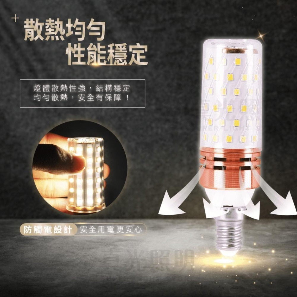 🔥台灣現貨🔥 12w 玉米燈泡 LED燈泡 E27 /E14螺口 節能燈泡 白光/黃光/自然光 藝術燈多種燈款適裝 - 真光照明 SUPERLIGHT STORE｜燈飾專售 吸頂燈 崁燈 壁燈 ...