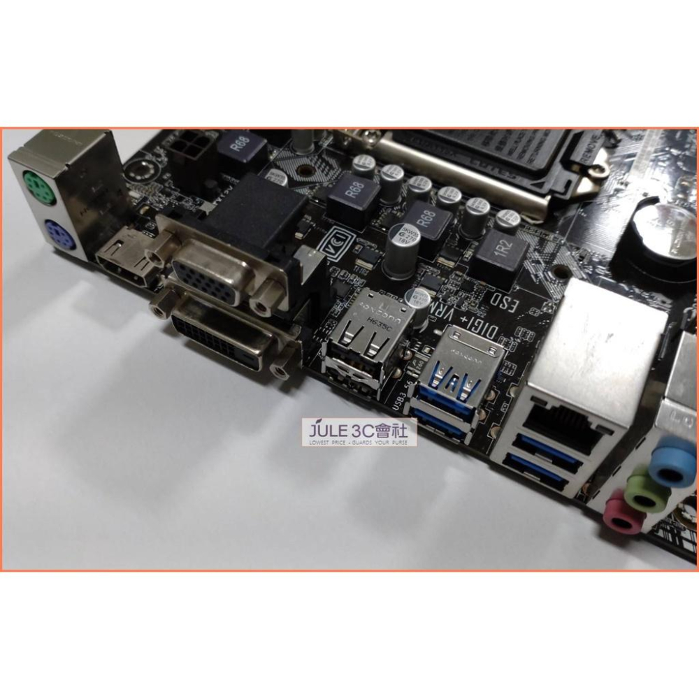 JULE 3C會社-華碩ASUS B150M-A D3 B150/六七代/DDR3/5重防護/良品/MATX 主機板 - JULE 3C會社 - iOPEN Mall