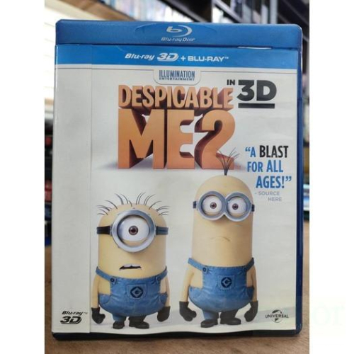 挖寶二手片-Y57-845-正版藍光BD【神偷奶爸2 3D+2D雙碟】-現貨-下單前請先看商品描述 - 挖寶二手片 - iOPEN Mall