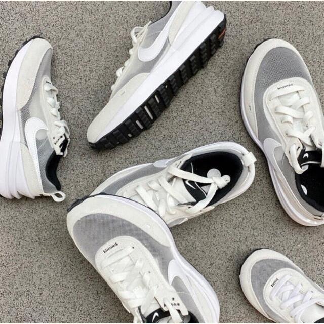 限時特惠 NIKE WAFFLE ONE 白灰 白黑 灰白 黑白 解構 女鞋 DC0481-100 - NIKE 日韓代購潮鞋店
