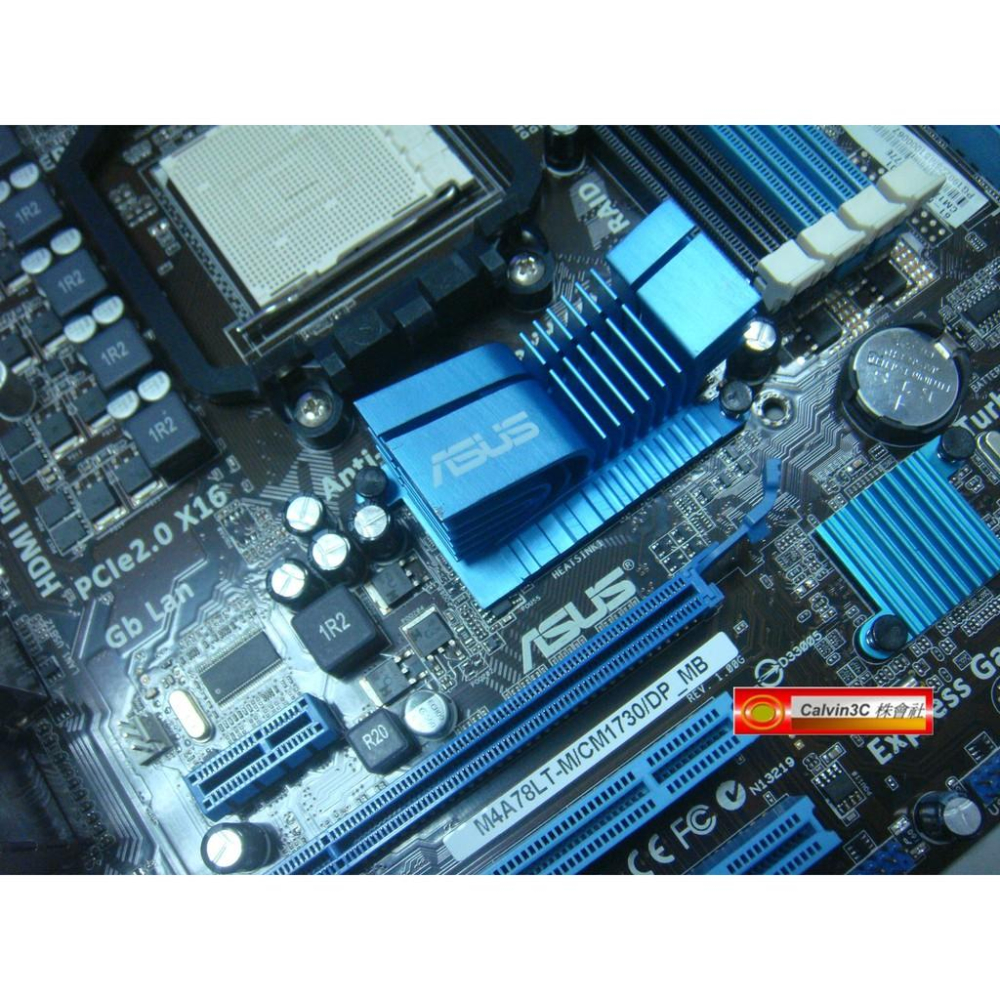 華碩 M4A78LT-M CM1730 CM1630 AM3腳位 內建顯示 AMD 760G晶片 DDR3 SATA - Calvin 3C ...