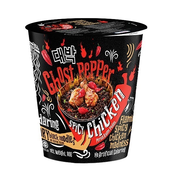 Chara 微百貨 》 馬來西亞 DAEBAK 地獄 鬼椒 風味 炒麵 杯麵 拉麵 6顆星 80g - Chara 微百貨