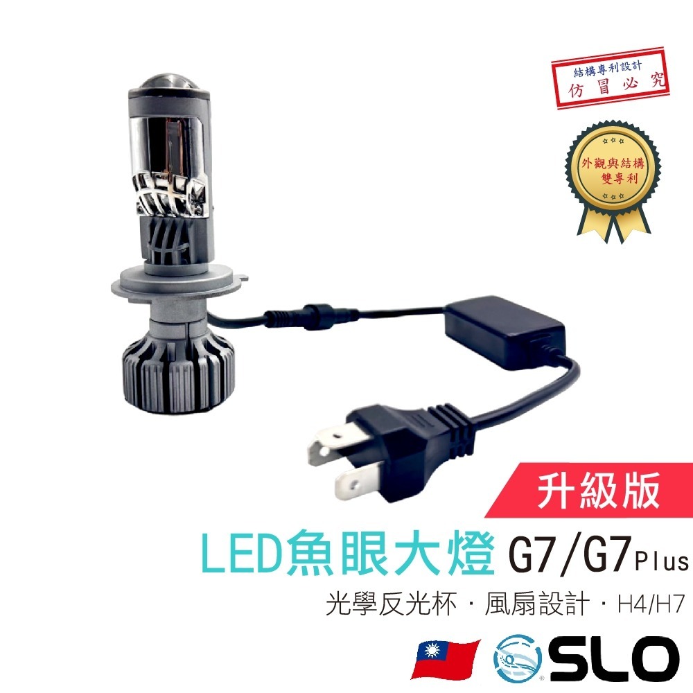 【G7/G7+ LED魚眼大燈】小魚眼 黃光 LED大燈 Force 勁戰 SMAX GP 雷霆 JETS 適用 - 速利歐照明 ...