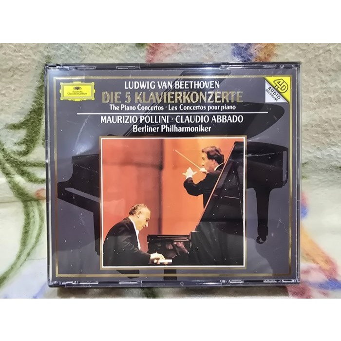 BEETHOVEN: DIE 5 KLAVIERKONZERTE O POLLINI/ABBADO 3CD - 黃昏都市人二手cd ...