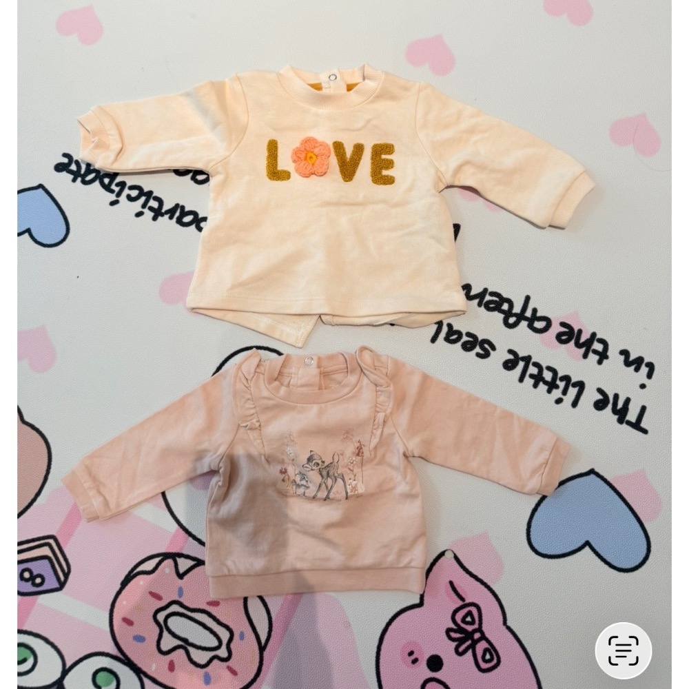 合售兩件Disney 和 Mothercare 上衣 - Wooly Mo Zakka 阿毛雜貨 - iOPEN Mall