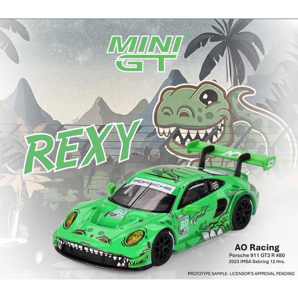 MINI GT #713 Porsche 911 GT3 R #80 GTD AO Racing 2023 - MAi’s Garage 買阿 ...