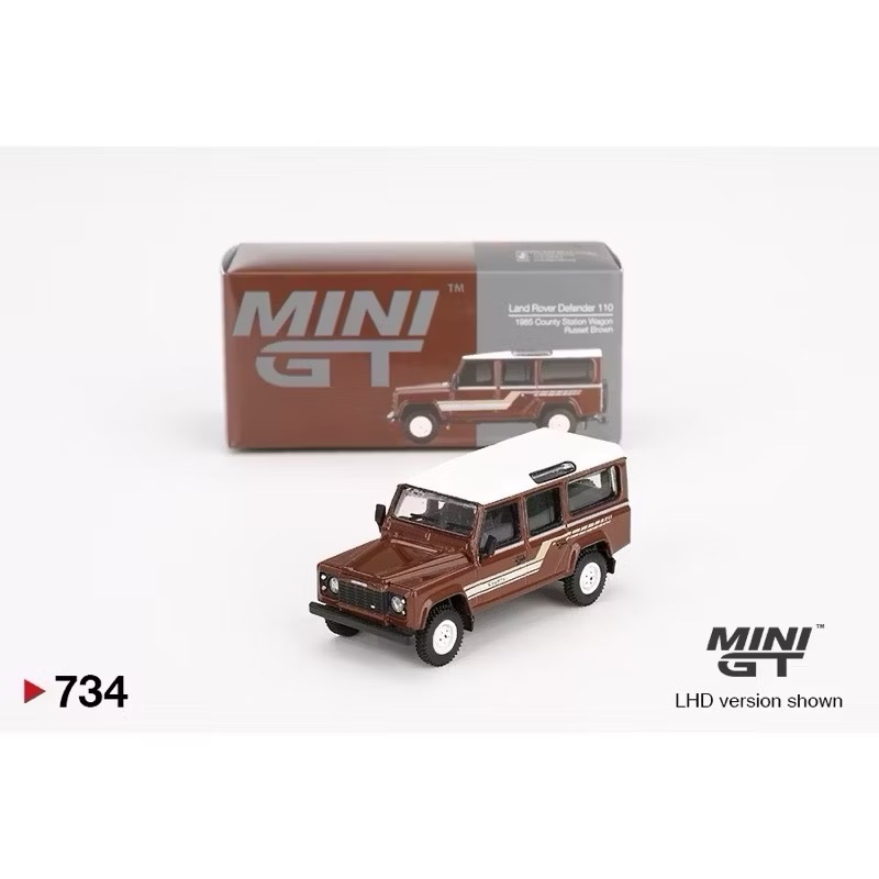 MINI GT #734 Land Rover Defender 110 Russet Brown - MAi’s Garage 買阿北車庫 ...
